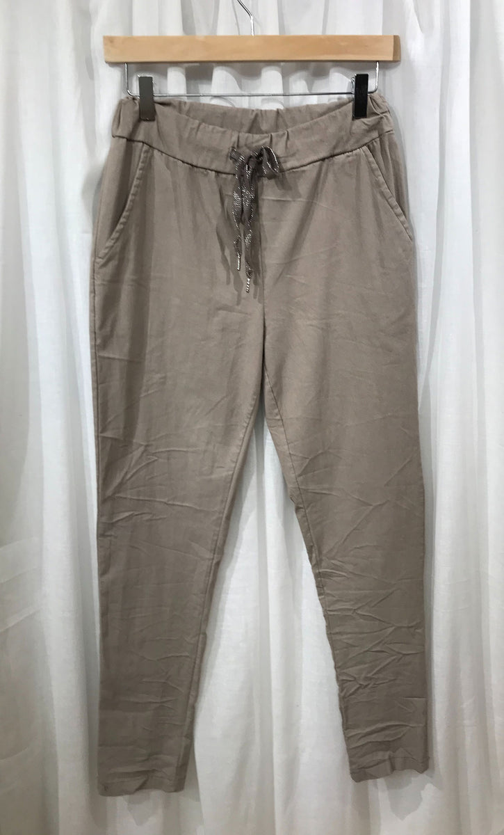 Magic Trousers - Beige – Pretty Special Tewkesbury